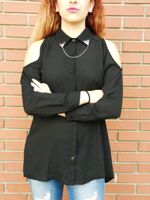 Cold Shoulder Πουκάμισο - CallMeSugar.gr